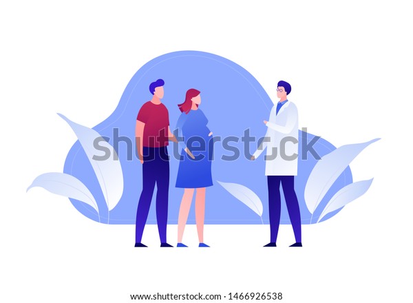Vector Modern Flat Family Planning Illustration Stock Vector (Royalty ...