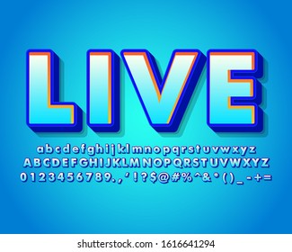 Vector Modern Font Number Strong Bold Stock Vector (Royalty Free ...