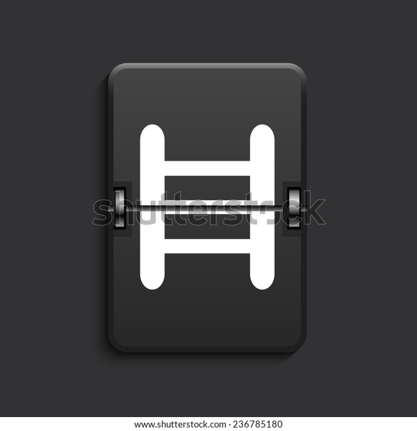 Vector Modern Ladder Scoreboard Black Icon Stock Vector (Royalty Free ...