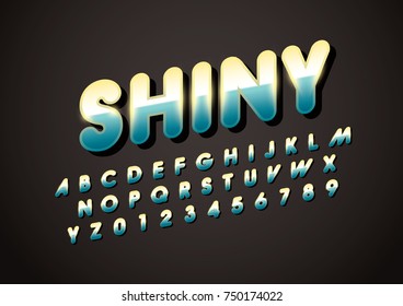 Science Font Melt Alphabet Smooth Letters Stock Vector (Royalty Free ...