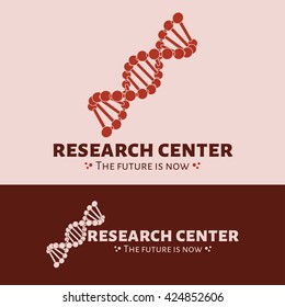 Vector Modern Minimalistic Research Center Logo Stock Vector (Royalty ...