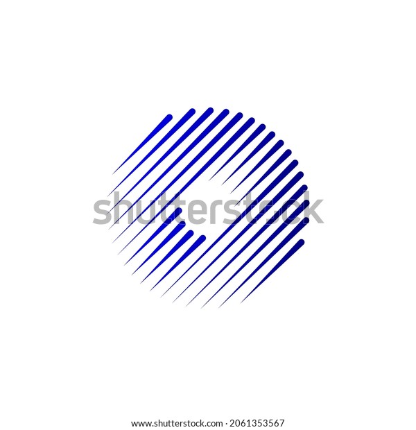 Vector Modern O Letter Alphabet On Stock Vector (Royalty Free ...