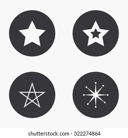 Vector Modern Star Icons Set On Stock Vector (Royalty Free) 322274864 ...