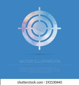 Vector Modern Target Icon Colorful Trendy Stock Vector (Royalty Free ...