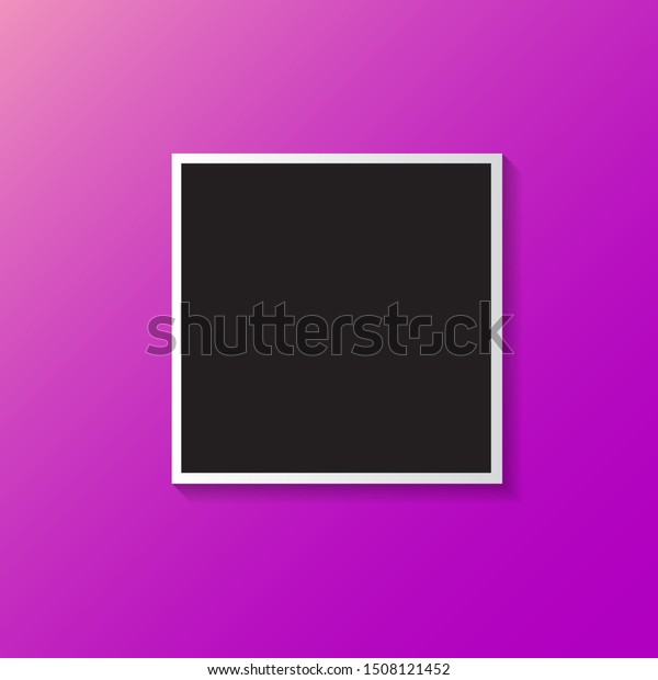 Vector Modern Wooden Black Square Empty Stock Vector (Royalty Free ...
