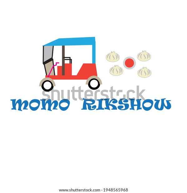 Vector Momo Stall Logo Clipart Icon Stock Vector (Royalty Free ...
