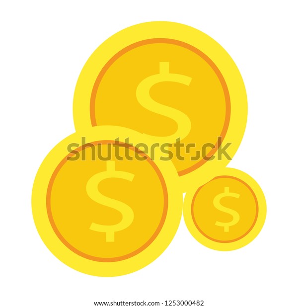 Vector Money Icon Payment System Coins Stock Vector (Royalty Free ...