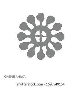 Vector Monochrome Icon Adinkra Symbol Ohene: vector de stock (libre de ...