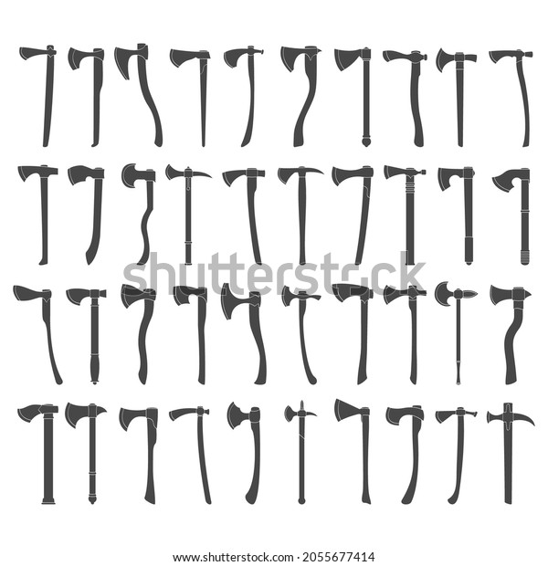 Vector Monochrome Icon Set Ancient Battle: เวกเตอร์สต็อก (ปลอดค่า ...