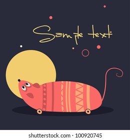 Vector Mouse Tribal Art Stock Vector (Royalty Free) 100920745 ...