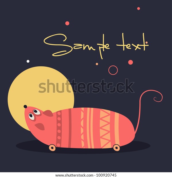Vector Mouse Tribal Art Stock Vector (Royalty Free) 100920745 ...