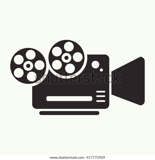 Vector Movies Symbol Icon Stock Vector (Royalty Free) 417772969