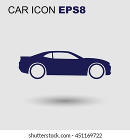 Vector Muscle Car Icon Stock Vector (Royalty Free) 451169788