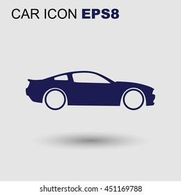Vector Muscle Car Icon: vector de stock (libre de regalías) 451169767 ...