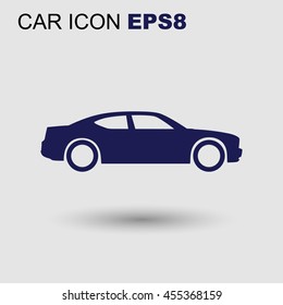 Vector Muscle Car Icon Stock Vector (Royalty Free) 451169788