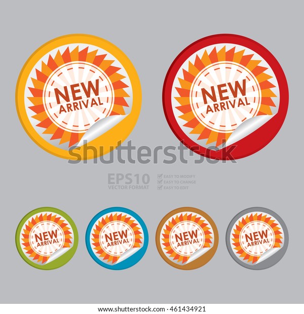 Vector New Arrival Product Information Infographics Stock Vector ...