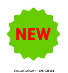 Vector New Label Sticker New Badge Stock Vector (Royalty Free) 1067926181