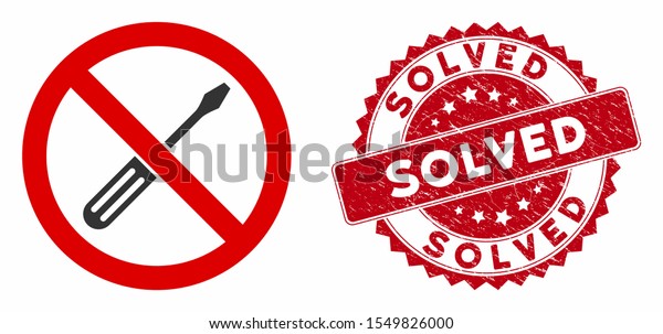 Vector No Screwdriver Tuning Icon Rubber Stock Vector (Royalty Free ...