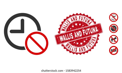 Vector No Time Icon Rubber Round Stock Vector (Royalty Free) 1583942254 ...