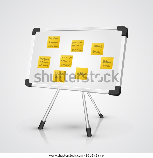 Vector Notice Board Stock Vector (Royalty Free) 160171976 | Shutterstock