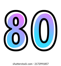 9,471 Colorful gradient numerals Images, Stock Photos & Vectors ...