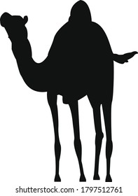 Vector Object Black Camel Animal Stock Vector (Royalty Free) 1797512761 ...