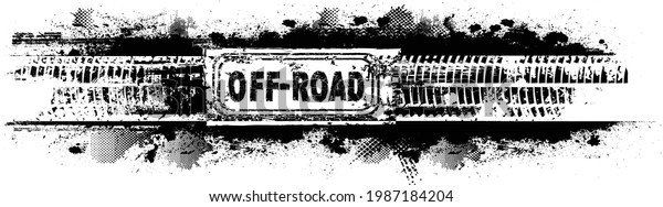 Vector Off Road Stamp Textured Design Stock Vector (Royalty Free ...