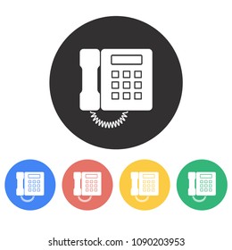 Vector Office Phone Icon Stock Vector (Royalty Free) 1090203953 ...
