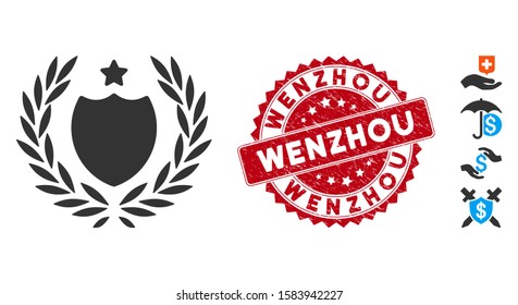 Vector Official Insurance Shield Icon Rubber Stock Vector (Royalty Free ...