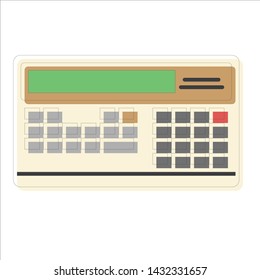 Vector Old Calculator Symbol Icon Stock Vector (Royalty Free ...