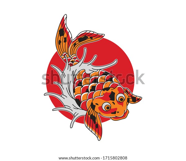 Vector Old School Tattoo Art Fish Stock Vector (Royalty Free ...