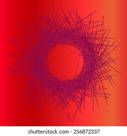 Vector Optical Illusion Vibration Graphic Print Stock Vector (Royalty ...