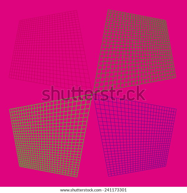 Vector Optical Illusion Vibration Graphic Print Stock Vector (Royalty ...