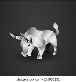 Origami bull vector: imágenes, fotos de stock y vectores | Shutterstock