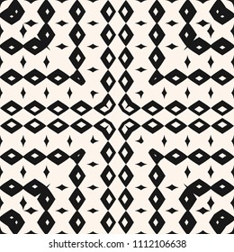 Vector Monochrome Seamless Pattern Abstract Minimalist Stock Vector ...