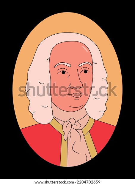 Esbozo vectorial de Antonio Lucio Vivaldi.: vector de stock (libre de ...