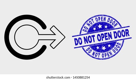 Vector Outline Logout Pictogram Do Not Stock Vector (Royalty Free ...