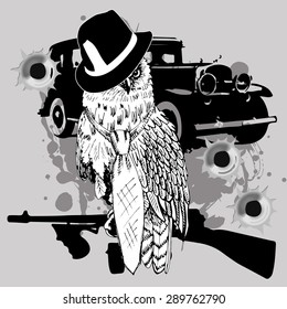 219 Owl gun Stock Illustrations, Images & Vectors | Shutterstock