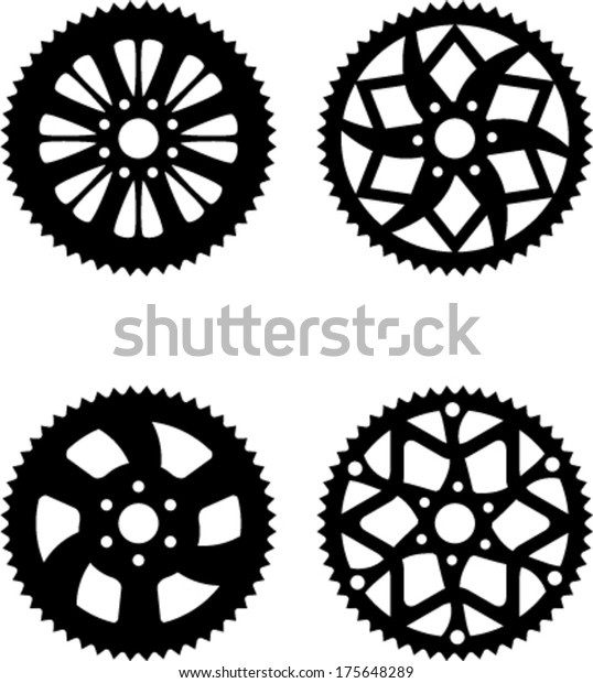 Vector Pack Bike Rear Sprocket 스톡 벡터(로열티 프리) 175648289