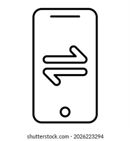 Vector Pairing Outline Icon Design Stock Vector (Royalty Free ...