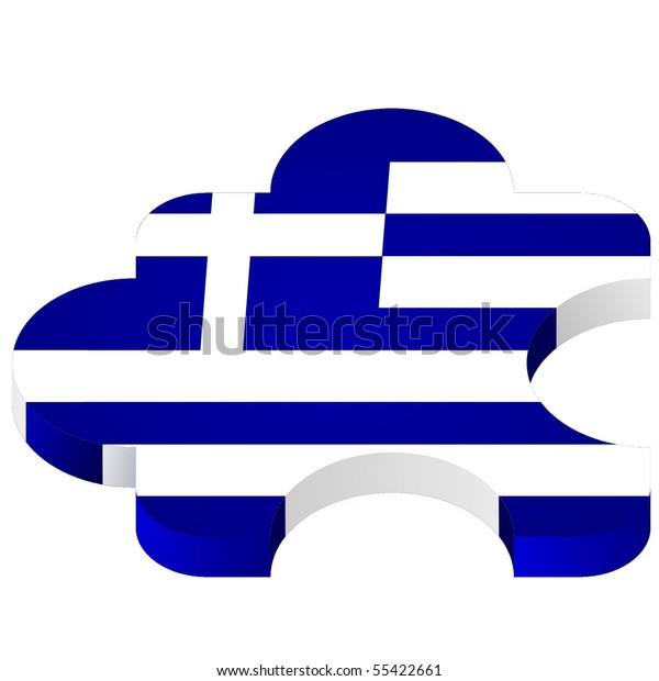 Vector Pazl National Symbolics Greece Stock Vector (Royalty Free ...