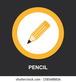 Vector Pencil Illustration School Sign: vetor stock (livre de direitos ...