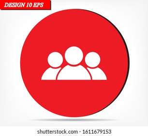 Vector People Icon Design 10 Eps Stock Vector (Royalty Free) 1611679153