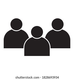 Vector People Icons Set On White Stock Vector (Royalty Free) 1828693934 ...