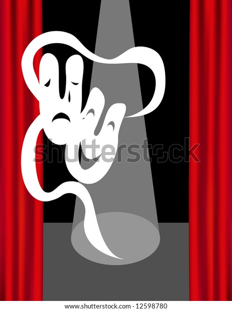 Vector Performing Arts Background Hand Drawn Stock Vector (Royalty Free ...