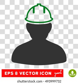 Vector Person Hardhat Eps Vector Pictogram Stock Vector (Royalty Free ...