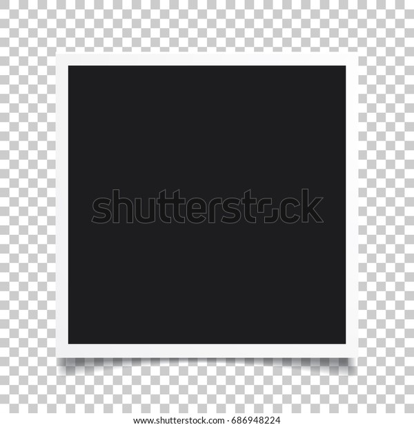 Vector Photo Frame Realistic Paper Instant Stock Vector (Royalty Free ...