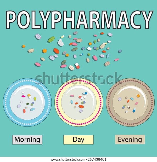 Vector Picture Polypharmacy Big Amount Tablets 库存矢量图（免版税）257438401 ...