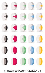 1,408 Half pie chart Images, Stock Photos & Vectors | Shutterstock