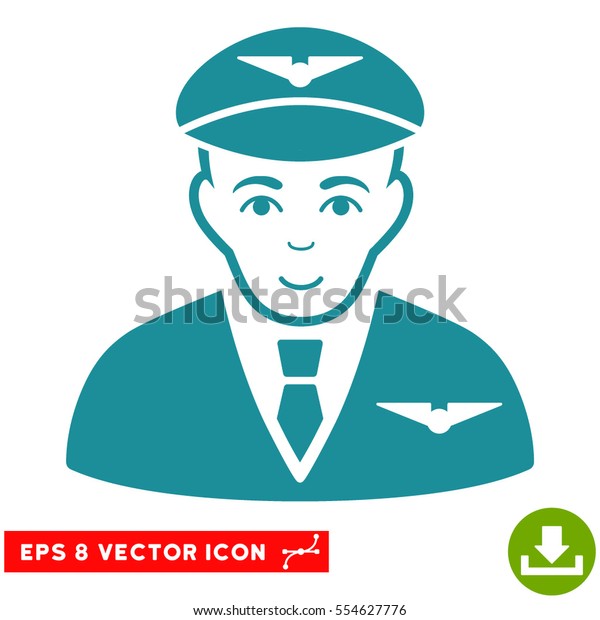 Vector Pilot Eps Vector Pictogram Illustration Stock Vector (Royalty ...
